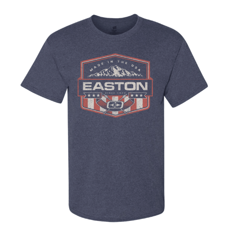 Made in USA Tee - Blue - Easton Archery