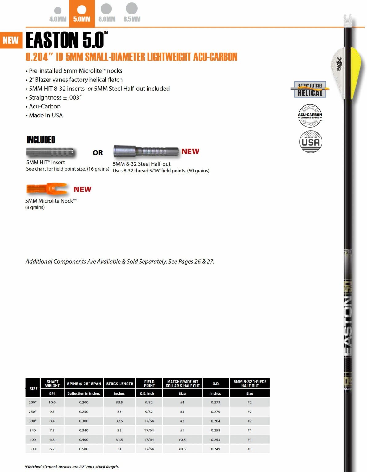 Easton 5.0 - Easton Archery