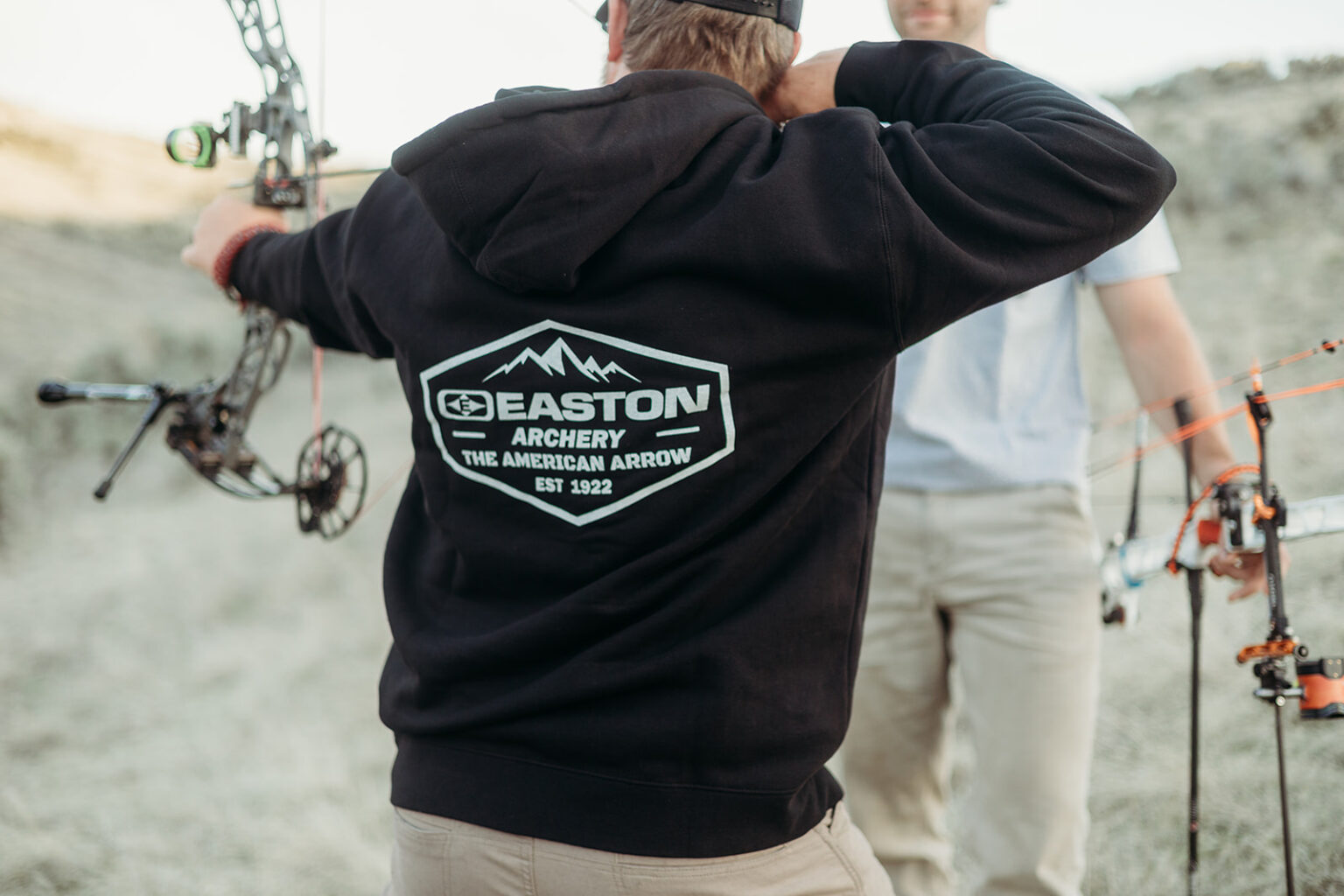 American Arrow Zip Hoodie - Black - Easton Archery